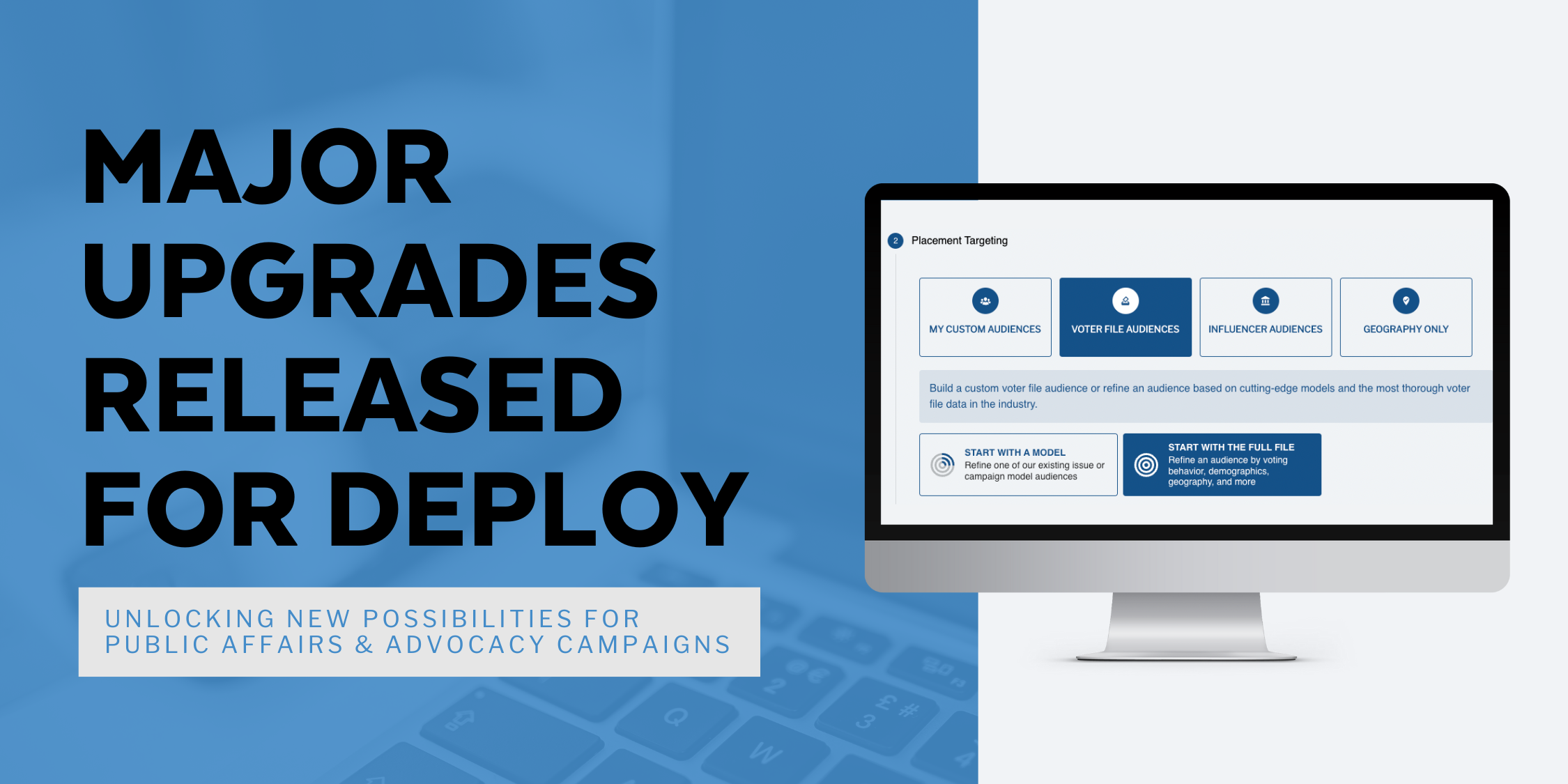 Major Upgrades Released for Deploy: Unlocking New Possibilities for Public Affairs & Advocacy ...