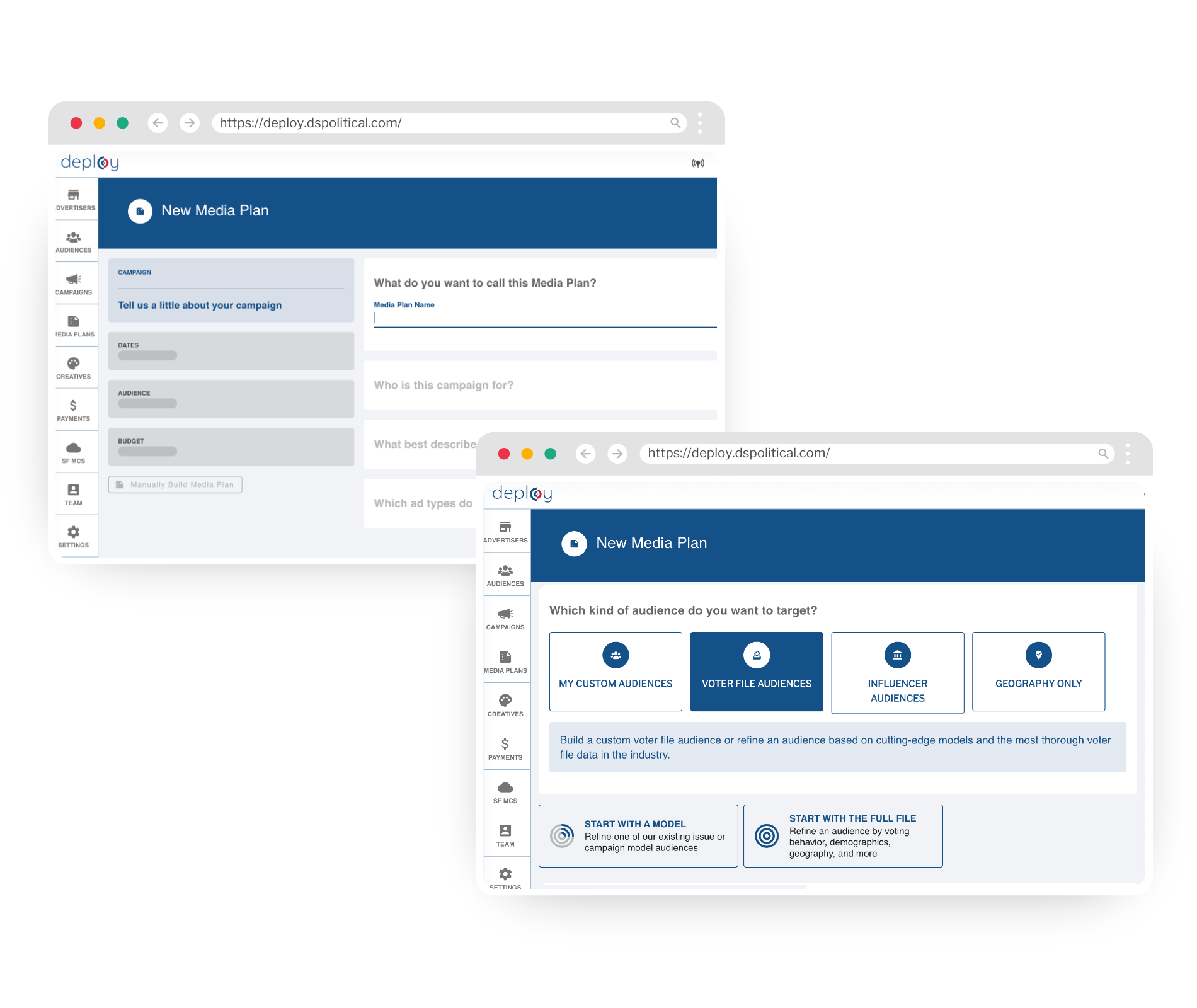 Deploy Media Planner - DSPolitical